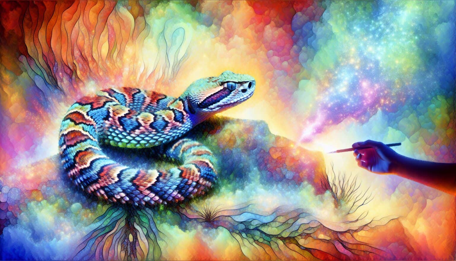 Diamond back rattler spirit animal